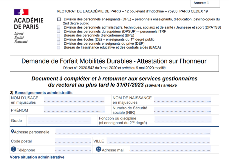 Forfait mobilité durable : montant et moyens de transport éligibles